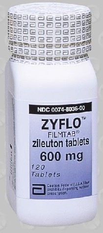 ZYFLO 600毫克/膜片 120片/瓶|哮喘药物|Urea, N-(1-Benzo[b]thien-2-ylethyl)-N ...