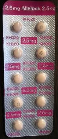 Allelock(アレロック) 2.5毫克/片 100片/盒|抗组胺|11-((Z)-3-(Dimethyl-amino ...